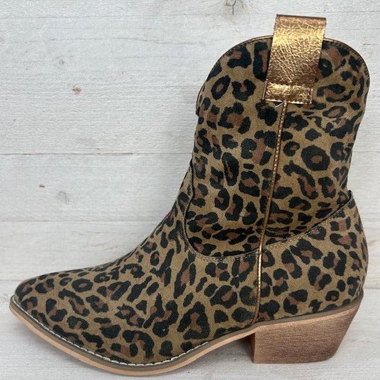 Panter cowboylaarsje met metallic detail Panter / 37 | bol