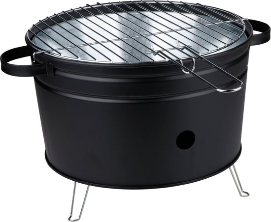 alpina Tafelbarbecue Houtskool - Compacte BBQ Grill - Houtskoolbarbecue ...