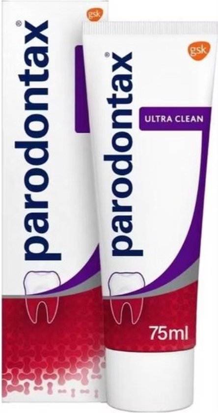Parodontax - Tandpasta - Ultra Clean - 75ml x 8 | bol