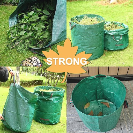 Tuinafvalzakken 272 liter - Zelfstaand, Robuust en Opvouwbaar voor ...