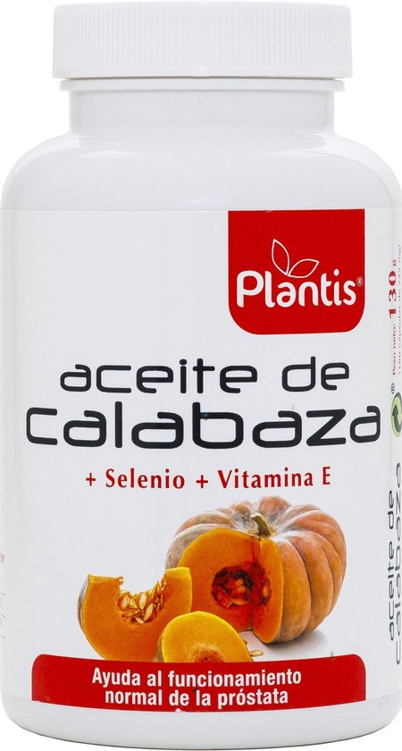 Pompoenolie + selenium + vitamine E 180 capsules | Plantis | bol