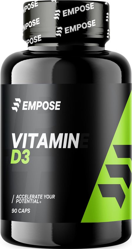 Empose Nutrition Vitamine D3 - 90 Capsules | bol