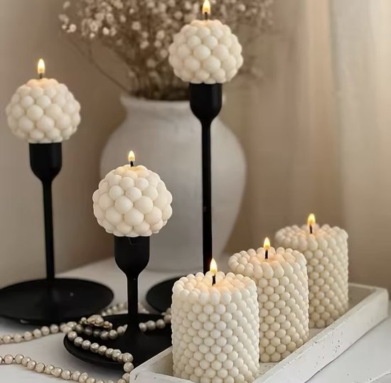 DIY Kaars Malle - Zelf kaarsen maken - Hobby - Bubble Kaars - Siliconen ...