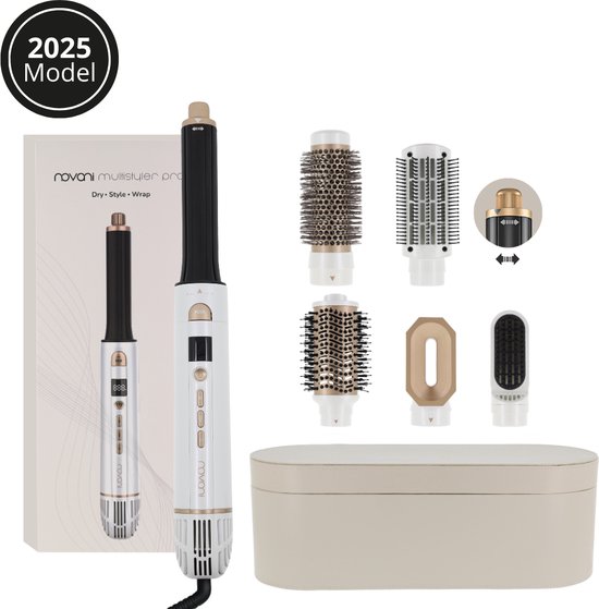 Novani Airstyler Pro- Krultang 6 in 1 Multistyler Föhn- Coldshot ...