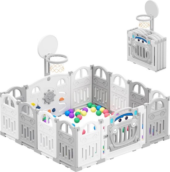 Babybox - Grondbox - Inklapbare Speelbox - Baby Peuter Box Met ...