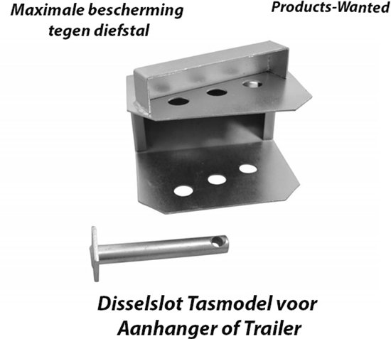 Disselslot Tasmodel voor Aanhanger of Trailer | bol