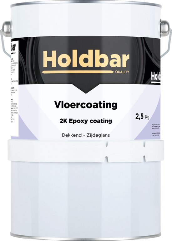 Holdbar Vloercoating Betongrijs (RAL 7023) 2,5 kg - Vloerverf - Alle ...
