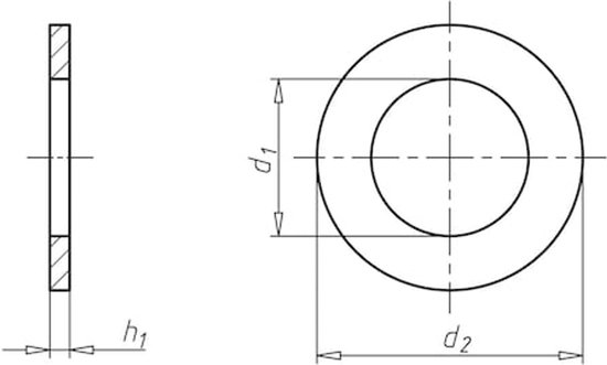 Wurth - ISO 7089, staal 300 HV verzinkt - Ring ISO 7089, staal, 300 HV ...