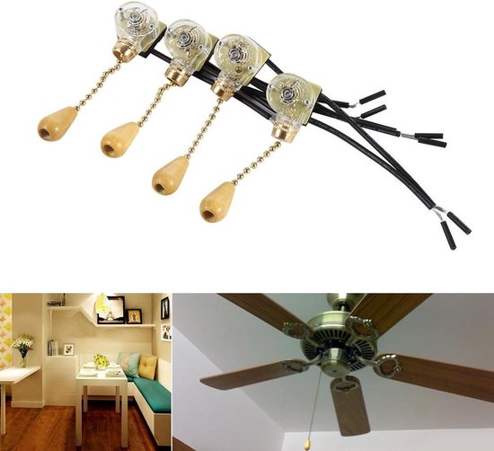 Universal Home Plafond Interruttore Schakelaar - Trekkoord Ventilator ...