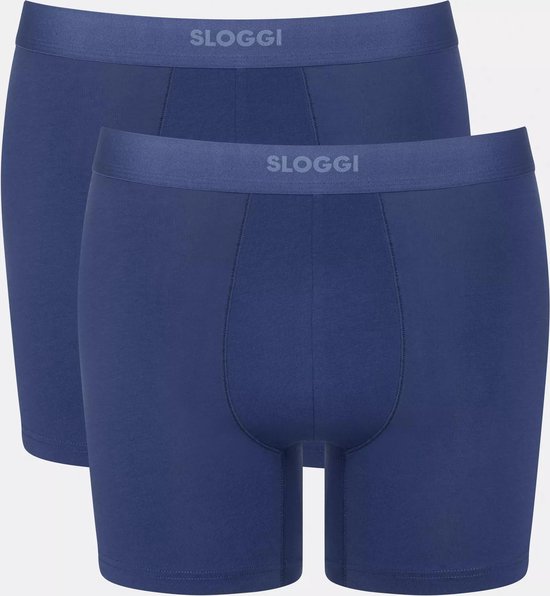 sloggi men EVER Ease Short 2P Heren Onderbroek - BLAUW - | bol