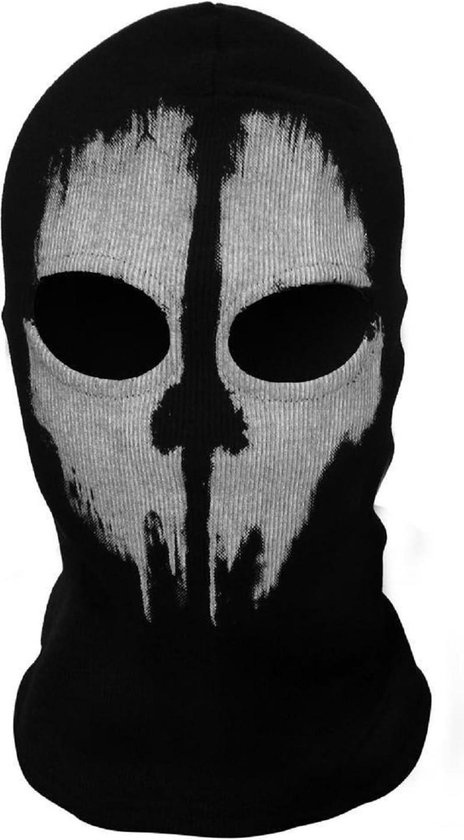 Skeletkop Hoods Skull Masker Bivakmuts - Call of Duty Ghosts - Zwart ...