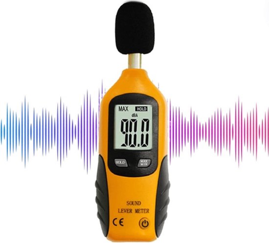 Decibelmeter - Geluidsmeter - Db Meter - Digitaal - Geluidssterkte Meter | bol