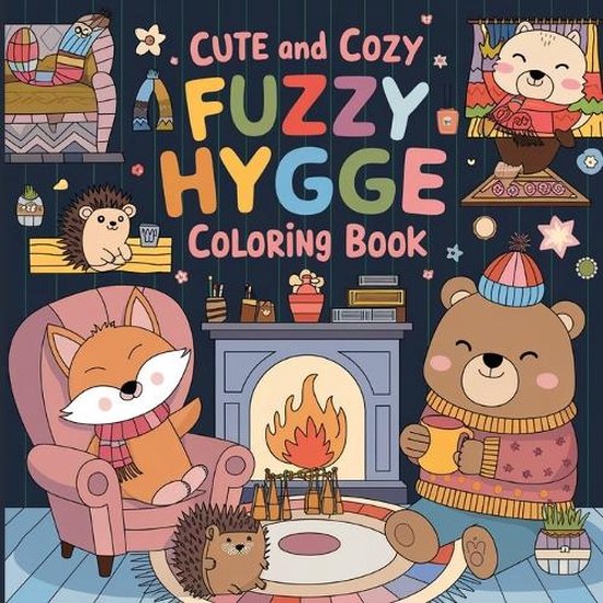 Cute and Cozy Hygge Coloring Book, Laura Bidden | 9788896452660 ...