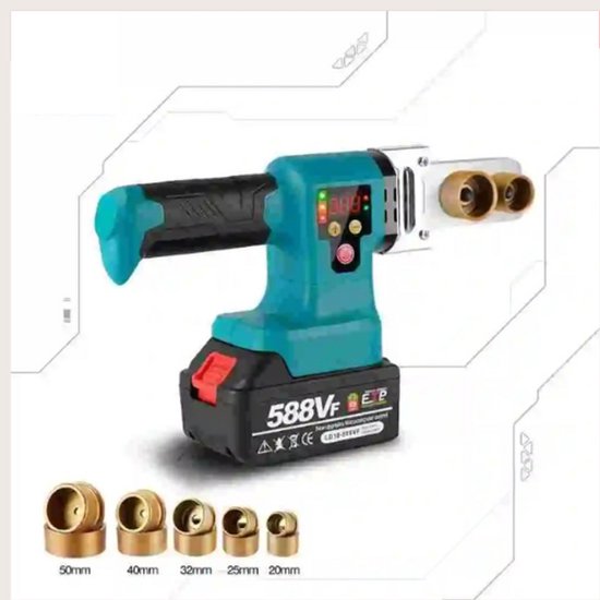 Draadloze Kunststof Lasmachine – 320°C Max - 1400W - 32 Standen - 5 ...