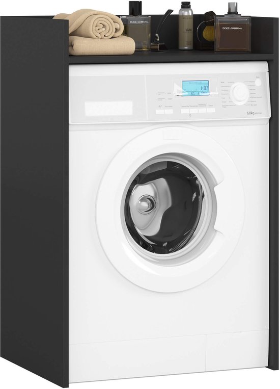 Wasmachine Kast / Wasmachine Ombouw / Wasmachine Meubel FIN / Zwart ...