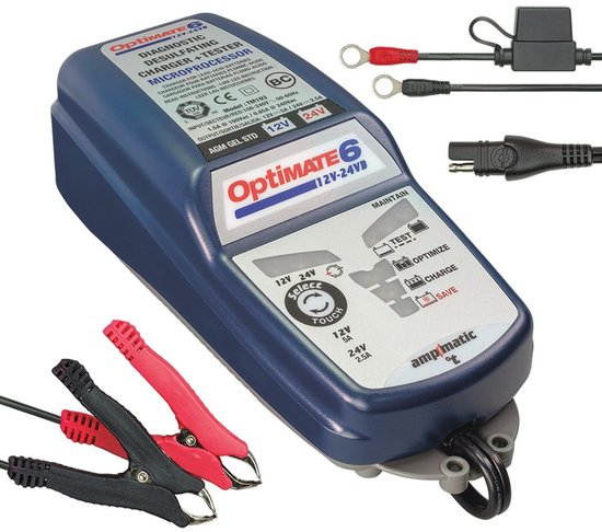 Tecmate Optimate 3 x 4 laad en onderhoud 4 accu's gelijktijdig | bol