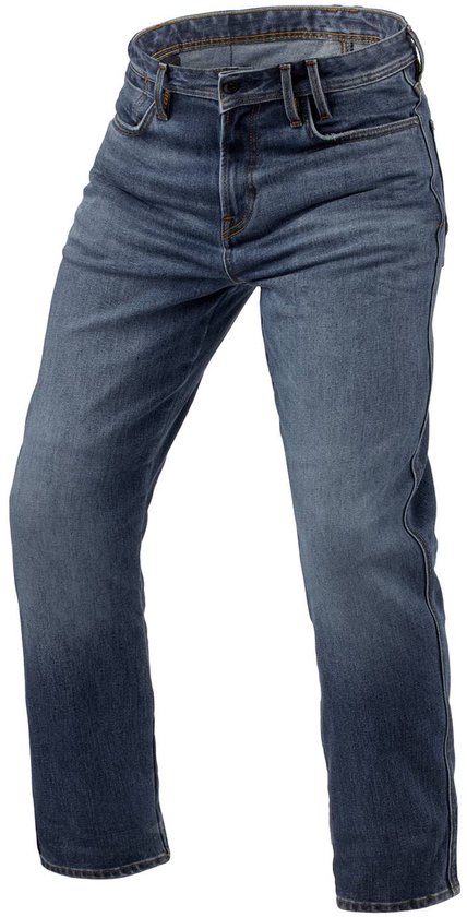 REV'IT! Jeans Lombard 3 RF Medium Blue Stone L36 Motorcycle Jeans ...
