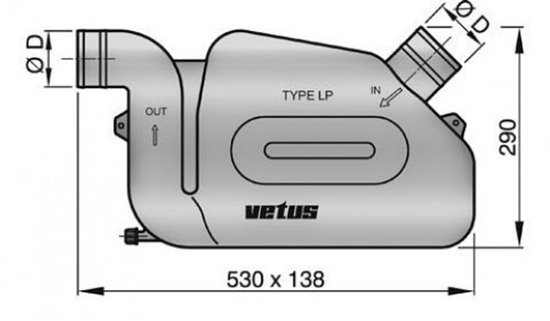 Vetus watercollector L50S | bol
