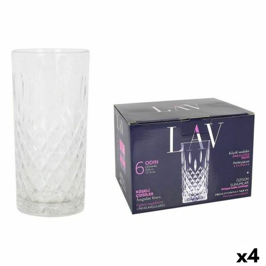 Glazenset LAV Odin 6 Onderdelen (4 Stuks) (356 ml) | bol