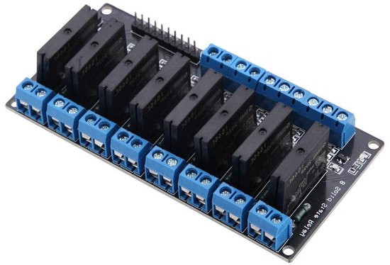 8 Kanaals Solid State Relay Module - 5V 8 Kanaals Relay Module 2A 5V ...