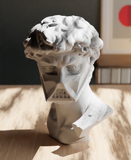 Darth David - Beeld - Renaissance Kunst - Star Wars Stijl - Uniek Decor ...