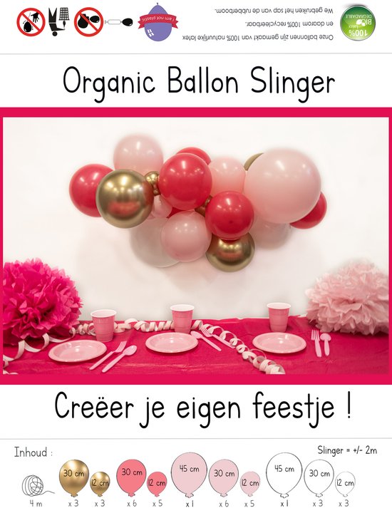DIY Balloon kit Pink | bol