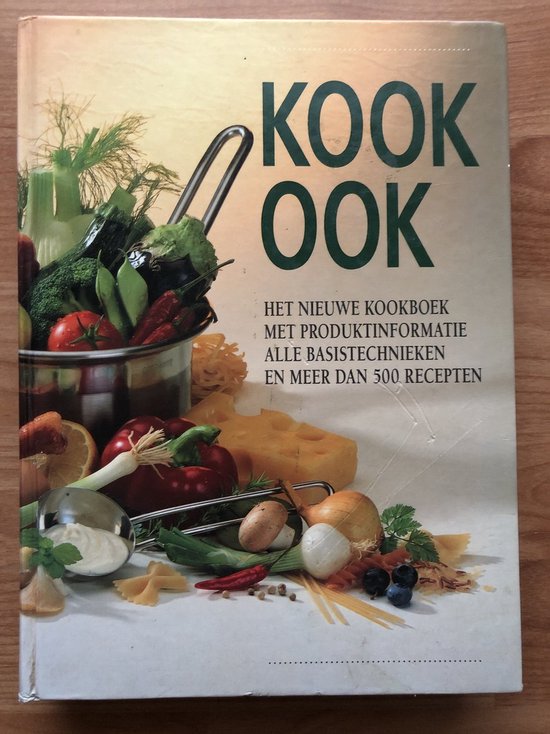 Kook ook het nieuwe kookboek met produktinformatie, alle ...