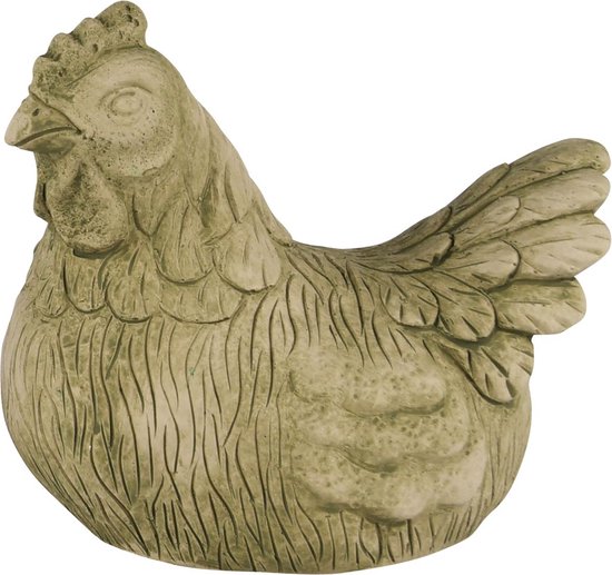 Dekoratief | Kip zittend, grijs, cement, 16x10x15cm | A250452 | bol