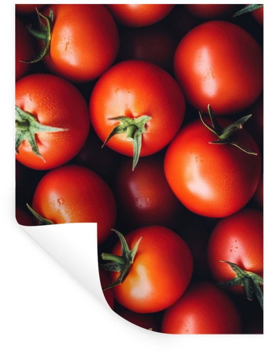 Muurstickers - Sticker Folie - Groente - Rood - Tomaten - 120x160 cm ...