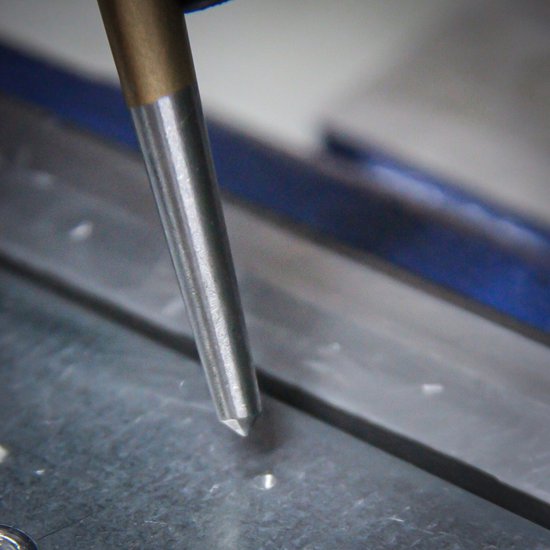 BGS Beitel - doorslag en drevel set - Extra groot - XXL- BGS1650 | bol