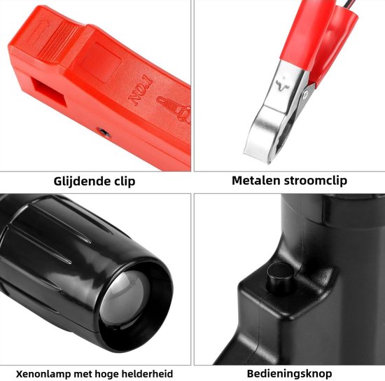 Stroboscoop-ontstekingspistool flitslamp 12 V - Onderhoud van auto's en ...