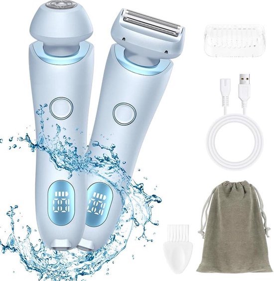 Bikini Trimmer Lady Shaver - Wet and Dry Electric Hair Removal for ...