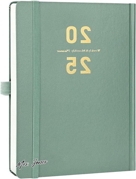 Mrs. Jones Kalender 2025 180 papier 213 x 145 mm 12-maanden weekplanner ...