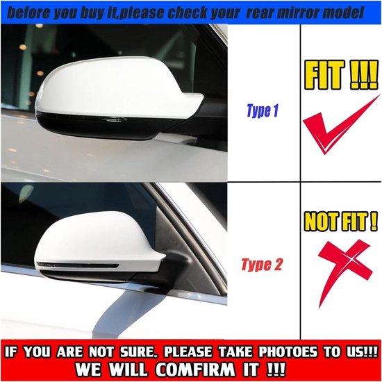 Spiegelkappen Carbon Side Wing Mirror Cover Voor Voor A4 S4 RS4 Voor B8 ...