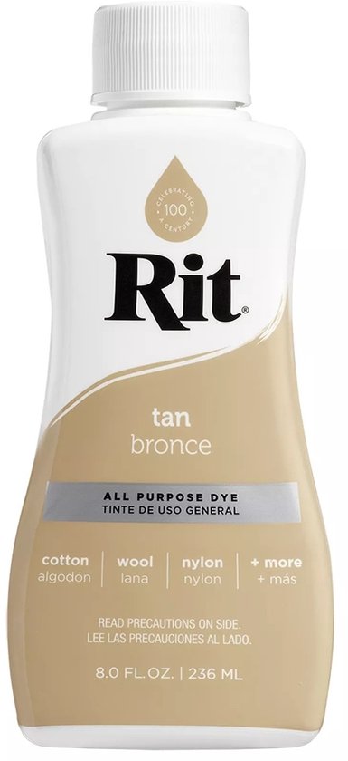 Rit Liquid Dye Tan - Perfecte Verf voor Stoffen | bol