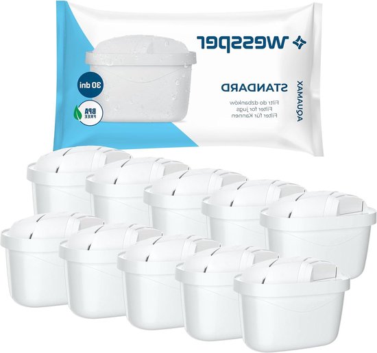 Waterfilter Maxtra - 10 stuks - actieve kool - geschikt voor waterkan | bol