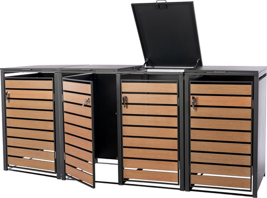 Containerberging staal houtlook 4 containers | bol