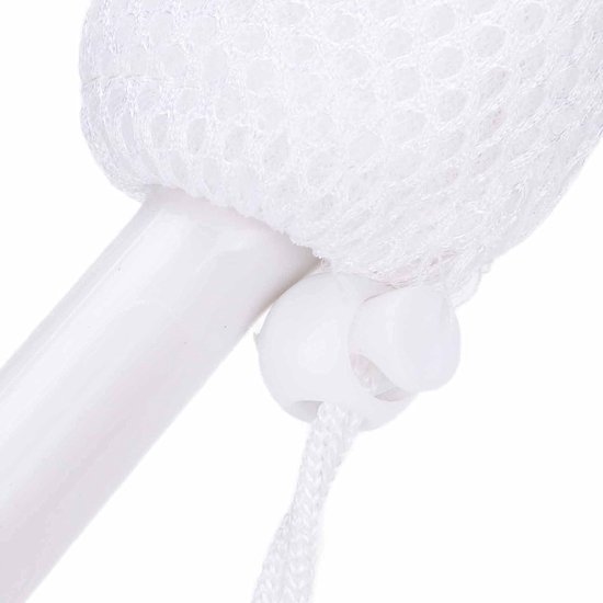 Sponge Back Scrubber - Long Curved Bath Brush - Energy Saving ...