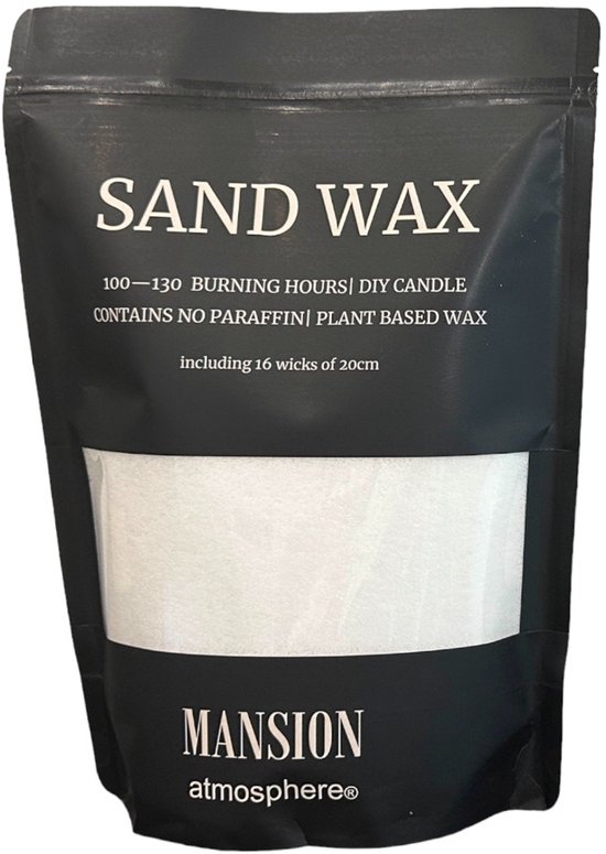 MANSION ATMOSPHERE - Sand Wax - WIT - 500g - inclusief 8 lonten | bol