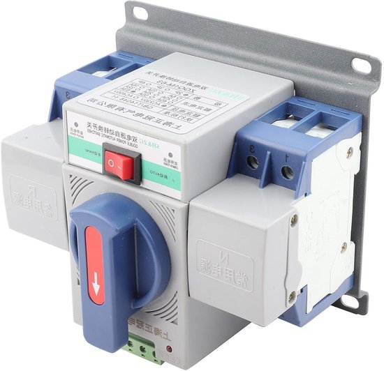 Automatische Omschakelaar 220V 63A 2P Dual Power Stroomonderbreker ...