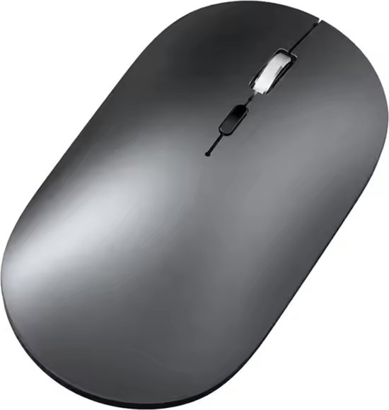 Ibley X2 Computermuis Grijs - Draadloze Oplaadbare Muis – Stil Klikken ...