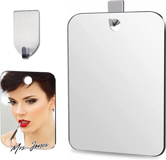 Mrs. Jones Acryl Douchespiegel Scheerspiegel - Anti-Condens - Haak ...