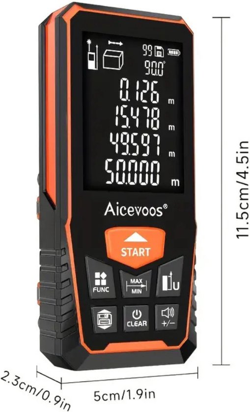 Nivard Laserafstandsmeter - Laser - Afstandsmeter - Afstandmeter ...