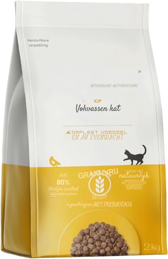 Droogvoer Voor Katten Kip Volwassene 2 kg | bol