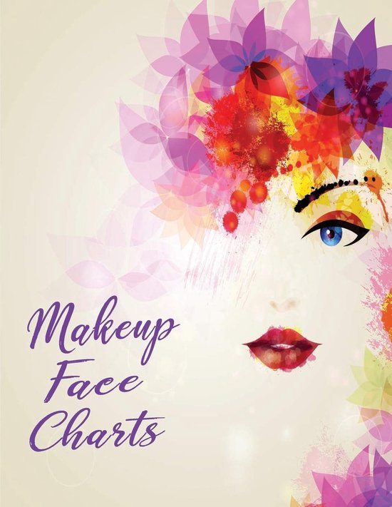 Blank Makeup Face Charts: A Notebook Designed for Demonstrating and ...