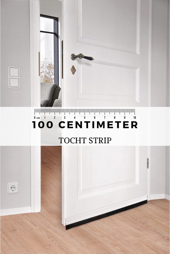 3M Tochtstrip Borstel - Voor binnendeur - Wit - 100 cm | bol