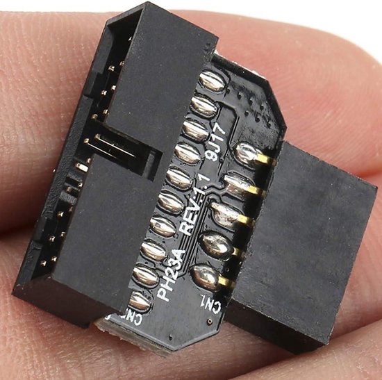 USB 2.0 9-pins naar USB 3.0 19-pins moederbordadapter - desktop PH23A ...