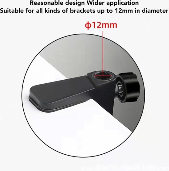 Content in HTML - Aluminum Black Desk C Clamp 2.4 Inch - Table Mounting ...