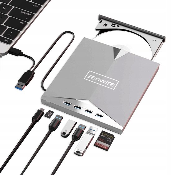 Zenwire H61 - Draagbaar extern station - CD-lezer - DVD-speler ...