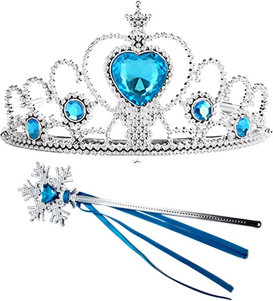 Somstyle Prinsessen Accessoires Set - Kroon & Toverstaf - Vanaf 3 Jaar ...